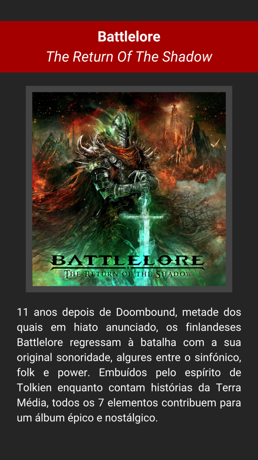 Battlelore - The Return Of The Shadow